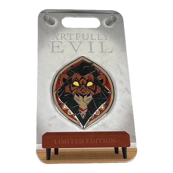 Disney | Other | 22 Disney Parks Artfully Evil Pin Scar | Poshmark